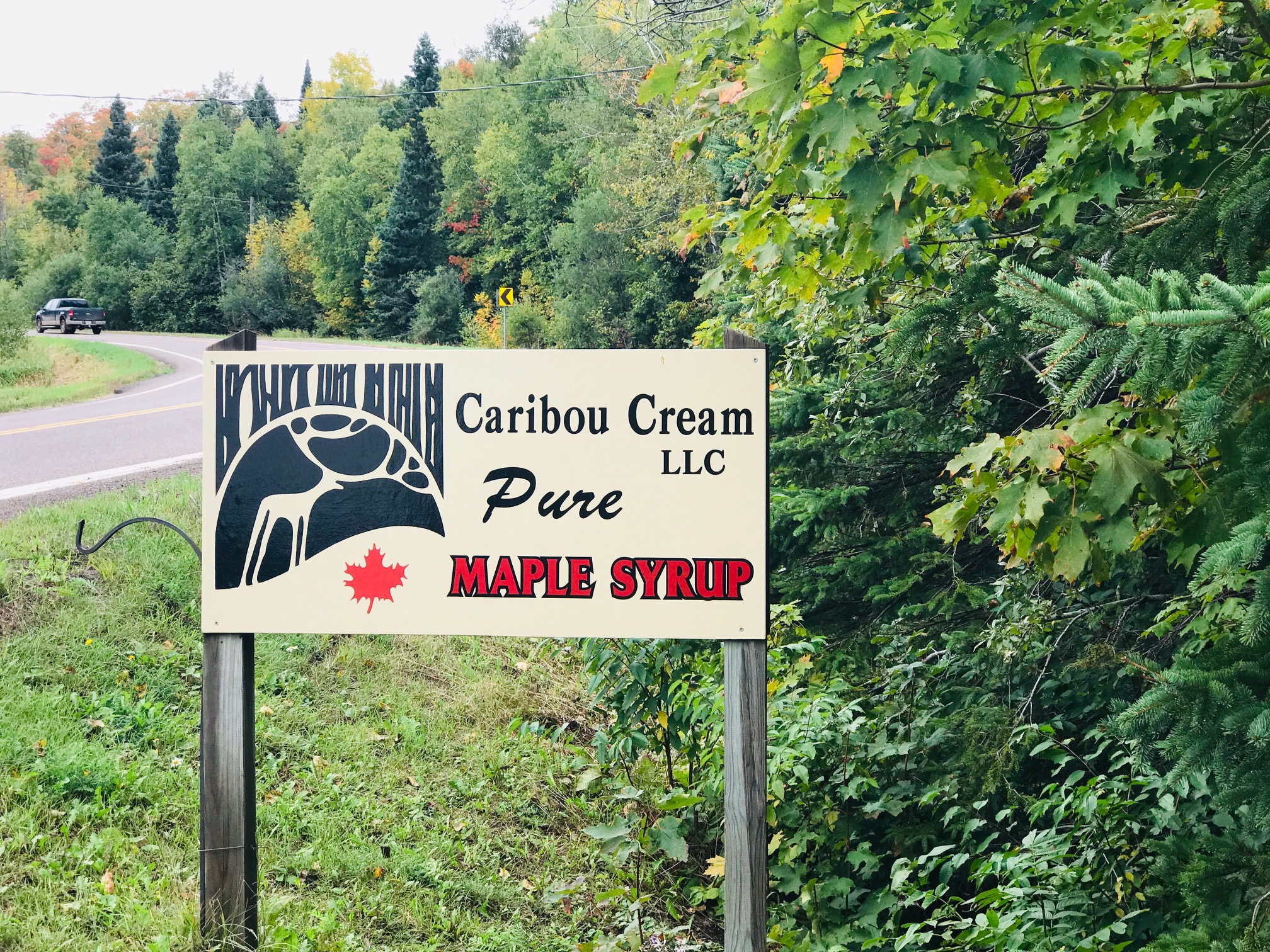 Caribou Cream Lutsen MN sign – Superior adventures await year round in ...